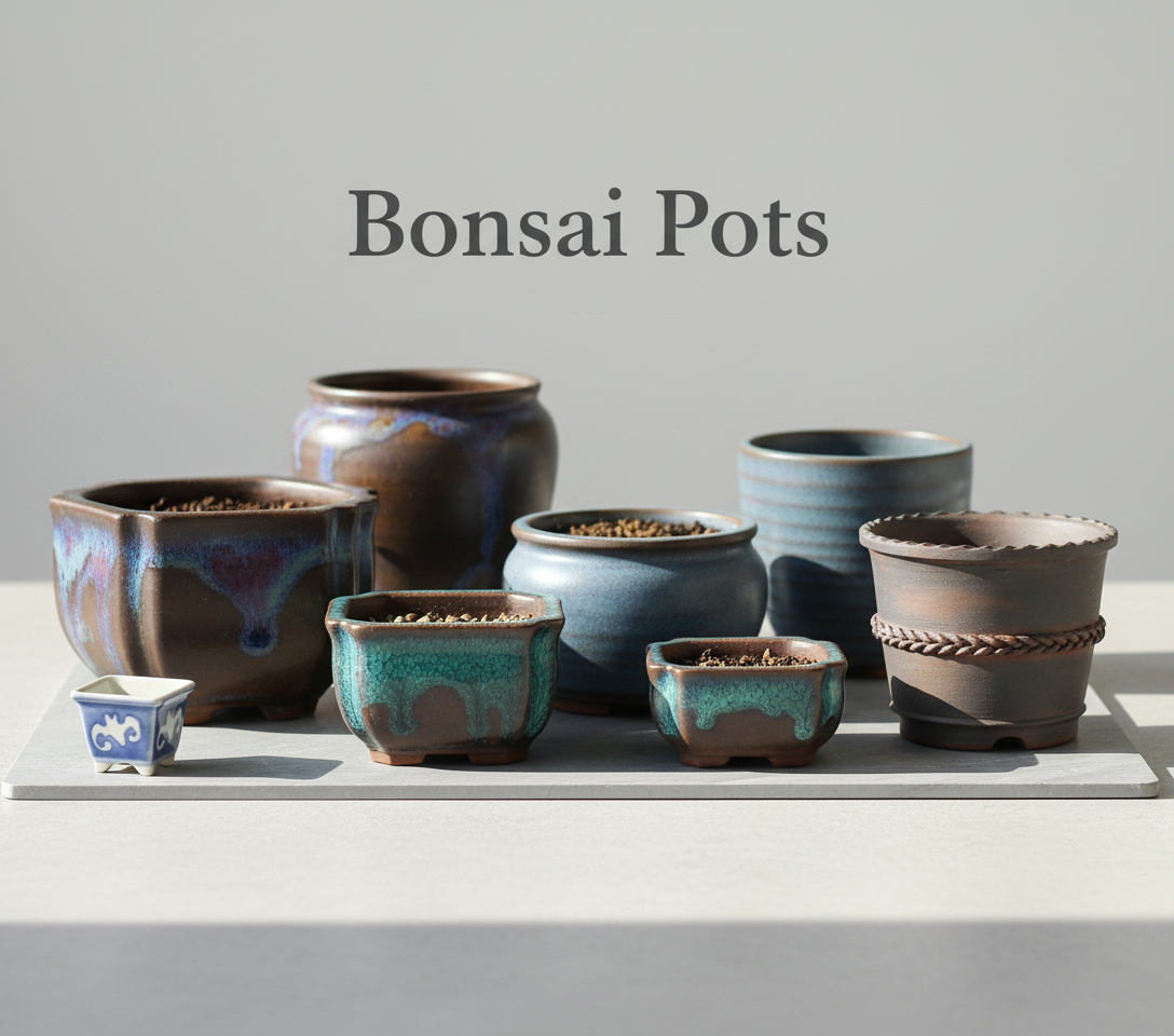 Japanese Bonsai Pots - Handcrafted Tokoname Pottery | LUNA Bonsai Supply